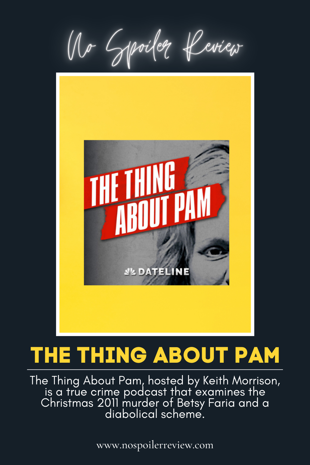 The Thing About Pam - No Spoiler Review